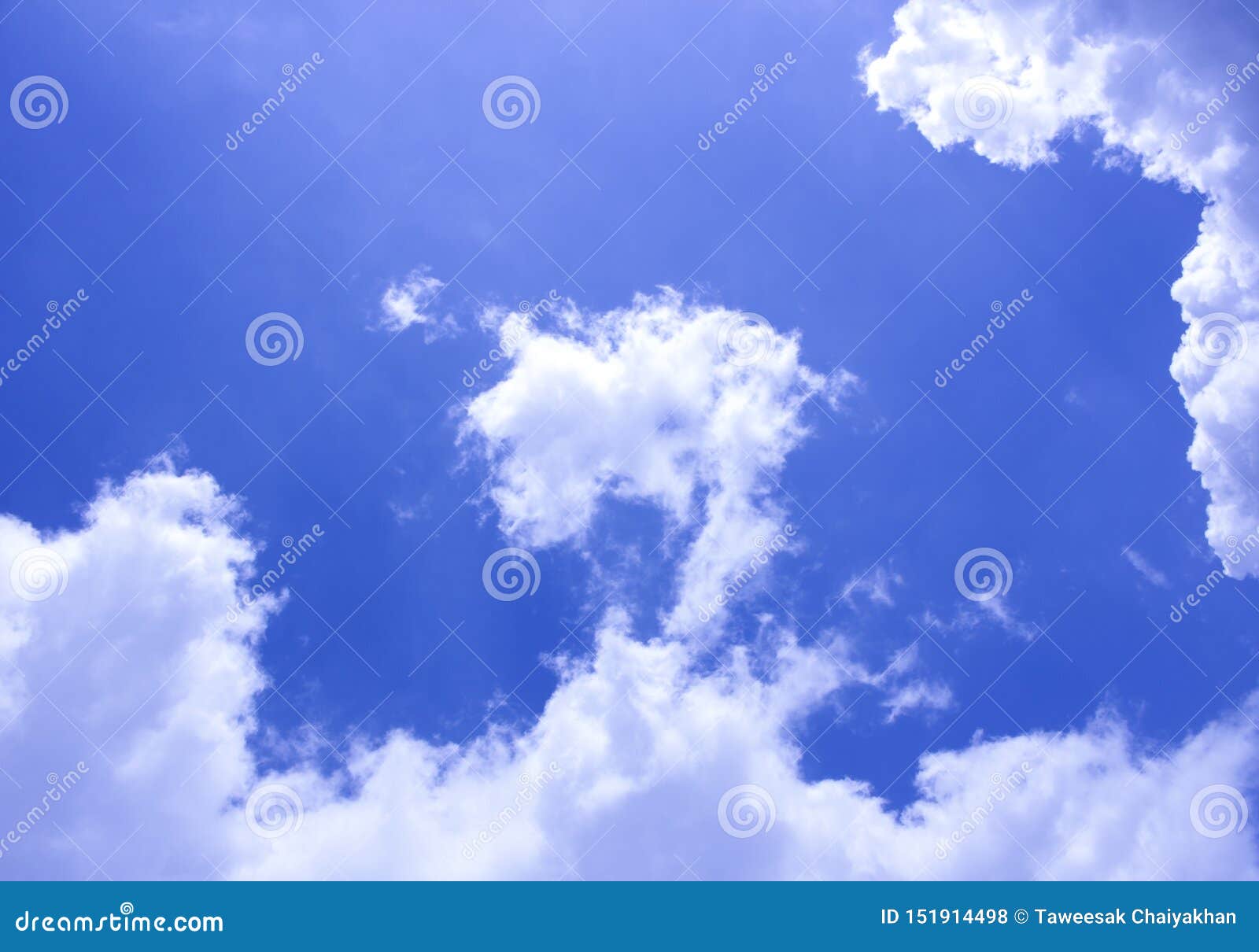 Blue Sky and Clouds, Day Light Stock Photo - Image of background ...