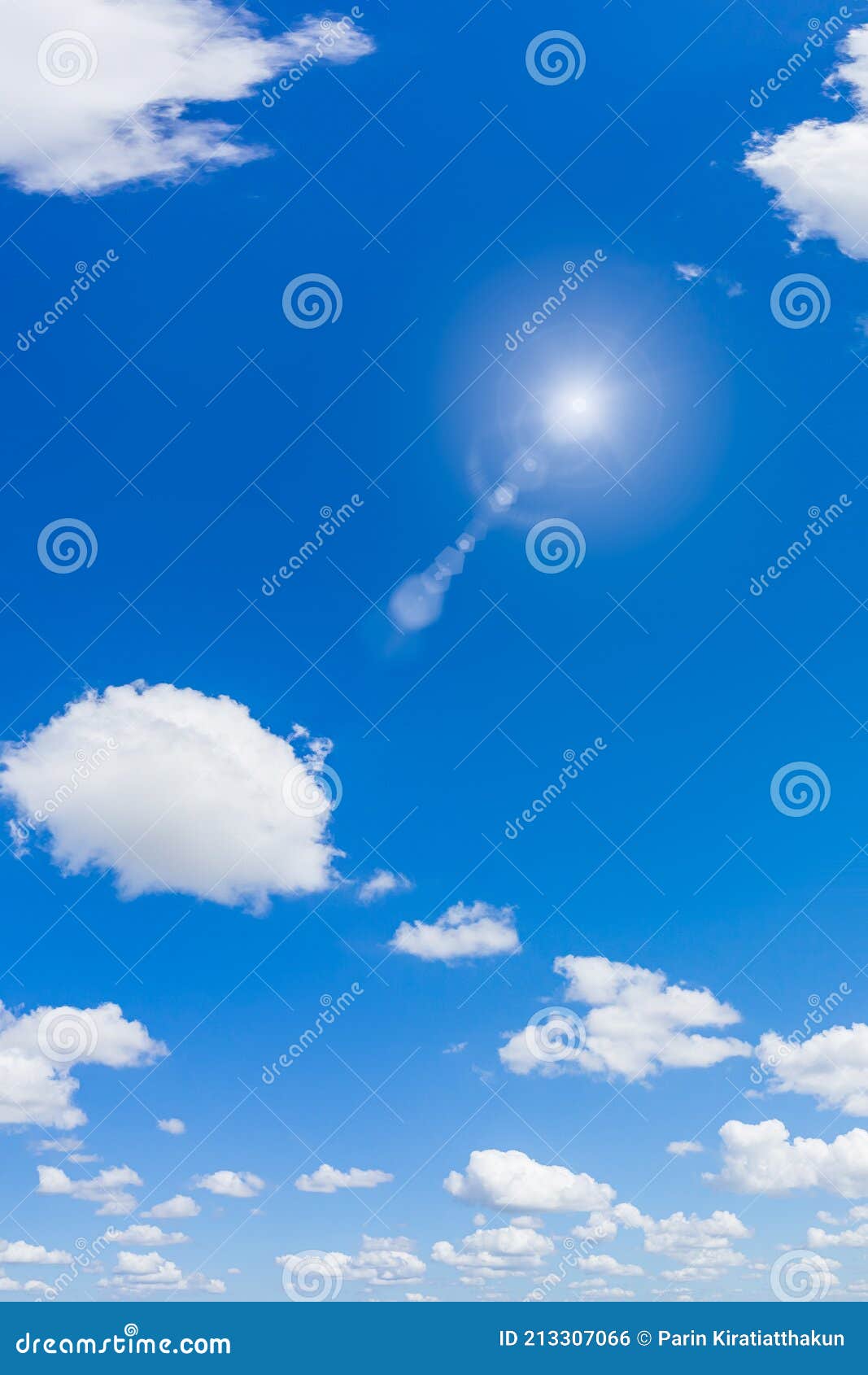 Blue Sky and Clouds with Daylight Natural Background Stock Photo ...