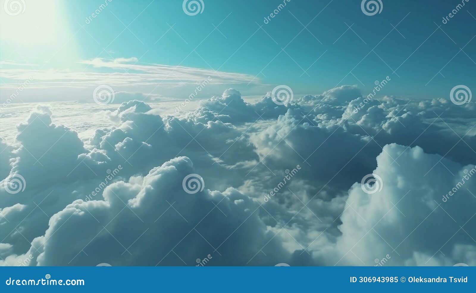 Blue Sky with Clouds, Depth Dynamic Sky Stock Image - Image of tranquil ...