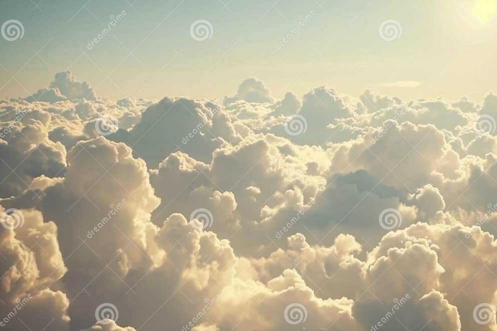 Blue Sky with Clouds, Depth Dynamic Sky Stock Photo - Image of weather ...