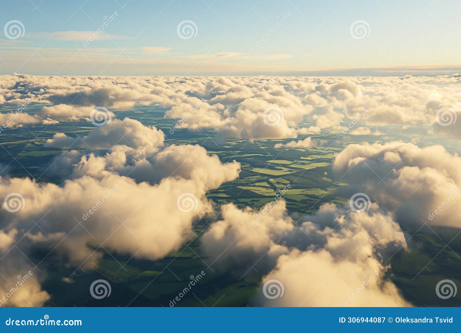 Blue Sky with Clouds, Depth Dynamic Sky Stock Image - Image of climate ...