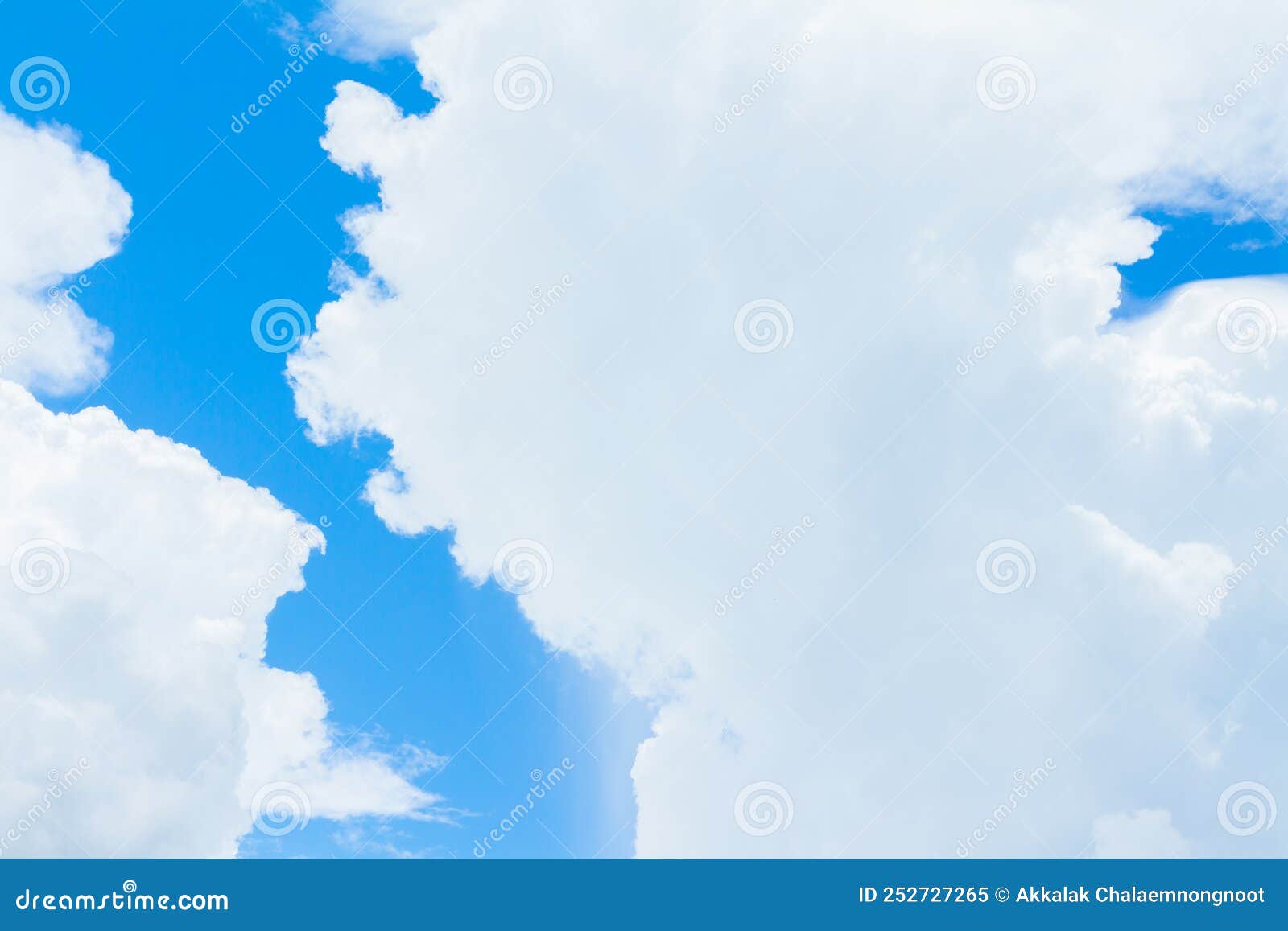 Blue Sky and Clouds in Good Weather Days Stock Image - Image of scenic ...