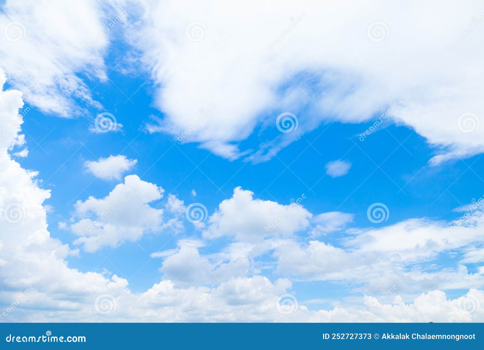 Blue Sky and Clouds in Good Weather Days Stock Image - Image of bright ...