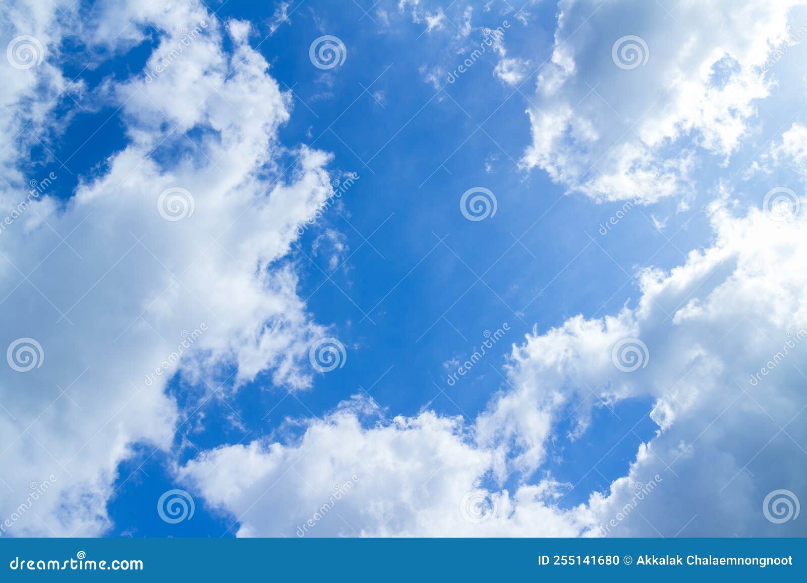 Blue Sky and Clouds in Good Weather Days Stock Photo - Image of ...