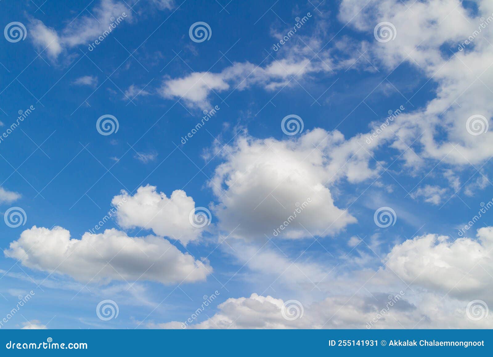 Blue Sky and Clouds in Good Weather Days Stock Image - Image of nature ...