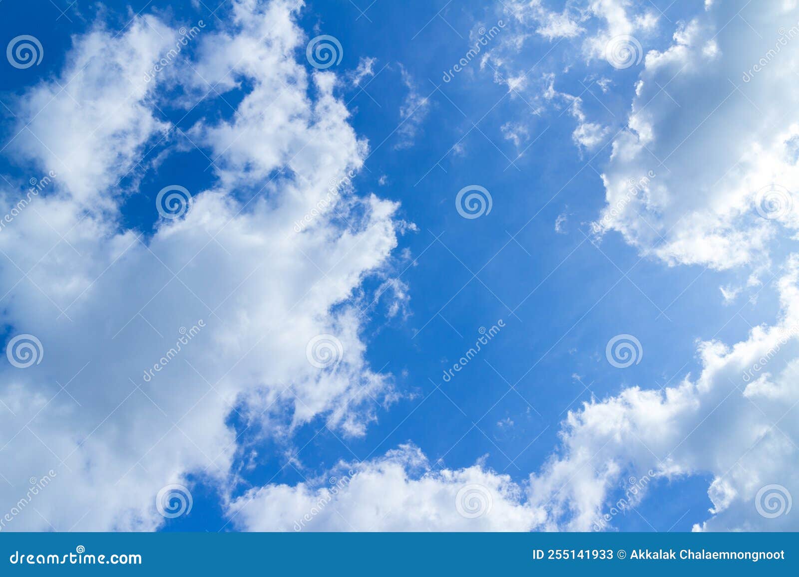 Blue Sky and Clouds in Good Weather Days Stock Image - Image of scenic ...