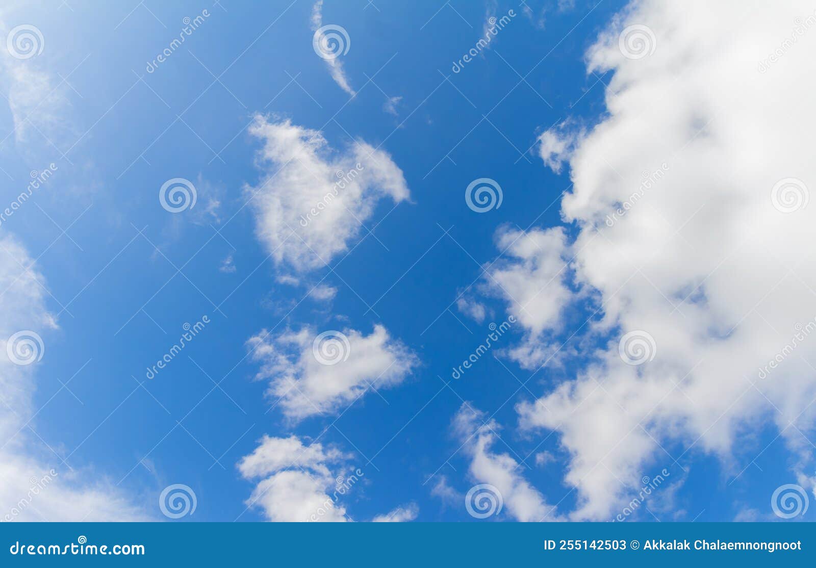 Blue Sky and Clouds in Good Weather Days Stock Image - Image of ...