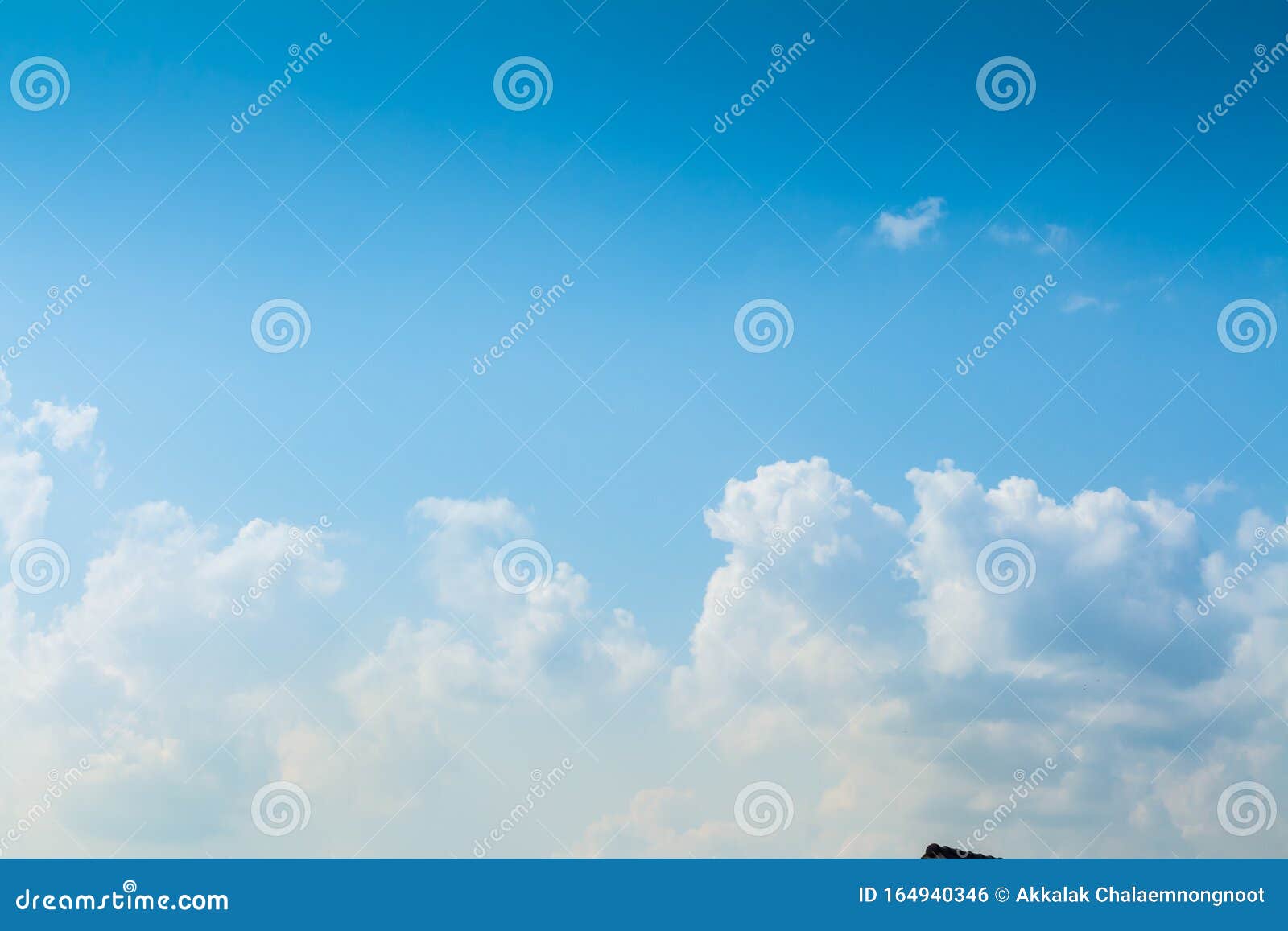Blue Sky and Clouds in Good Weather Days Stock Photo - Image of nature ...