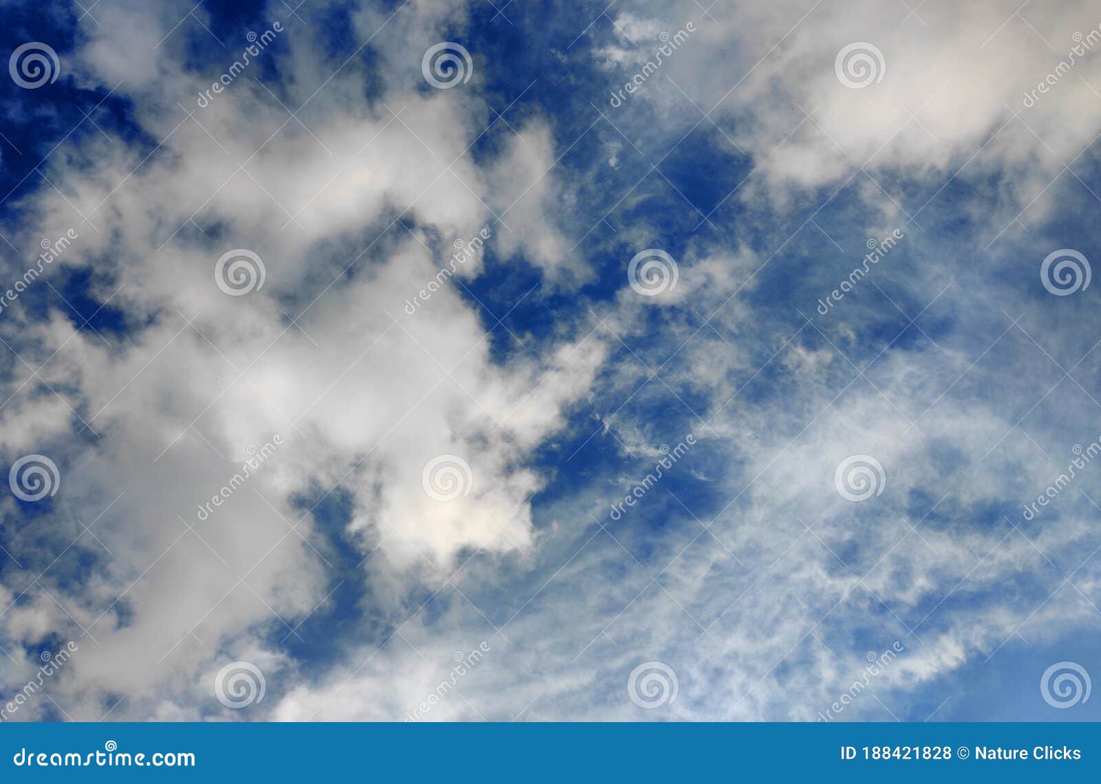 Blue Sky with Clouds High Resolution Stock Photo - Image of nature ...