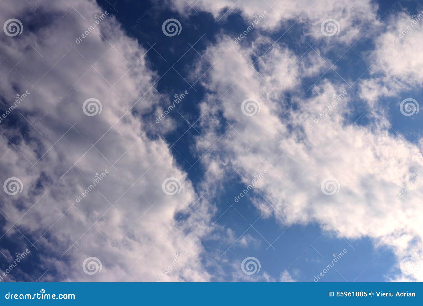 Blue Sky Clouds Sunshine Background Wallpaper Stock Image - Image of ...