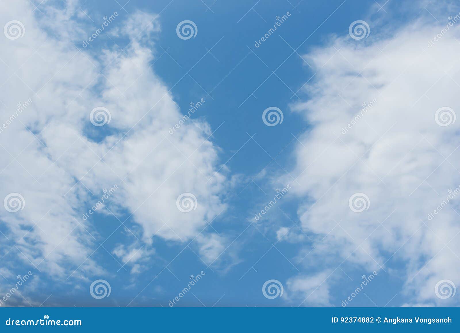 Blue Sky Clouds Weather Air Texture Nature Background Stock Photo ...