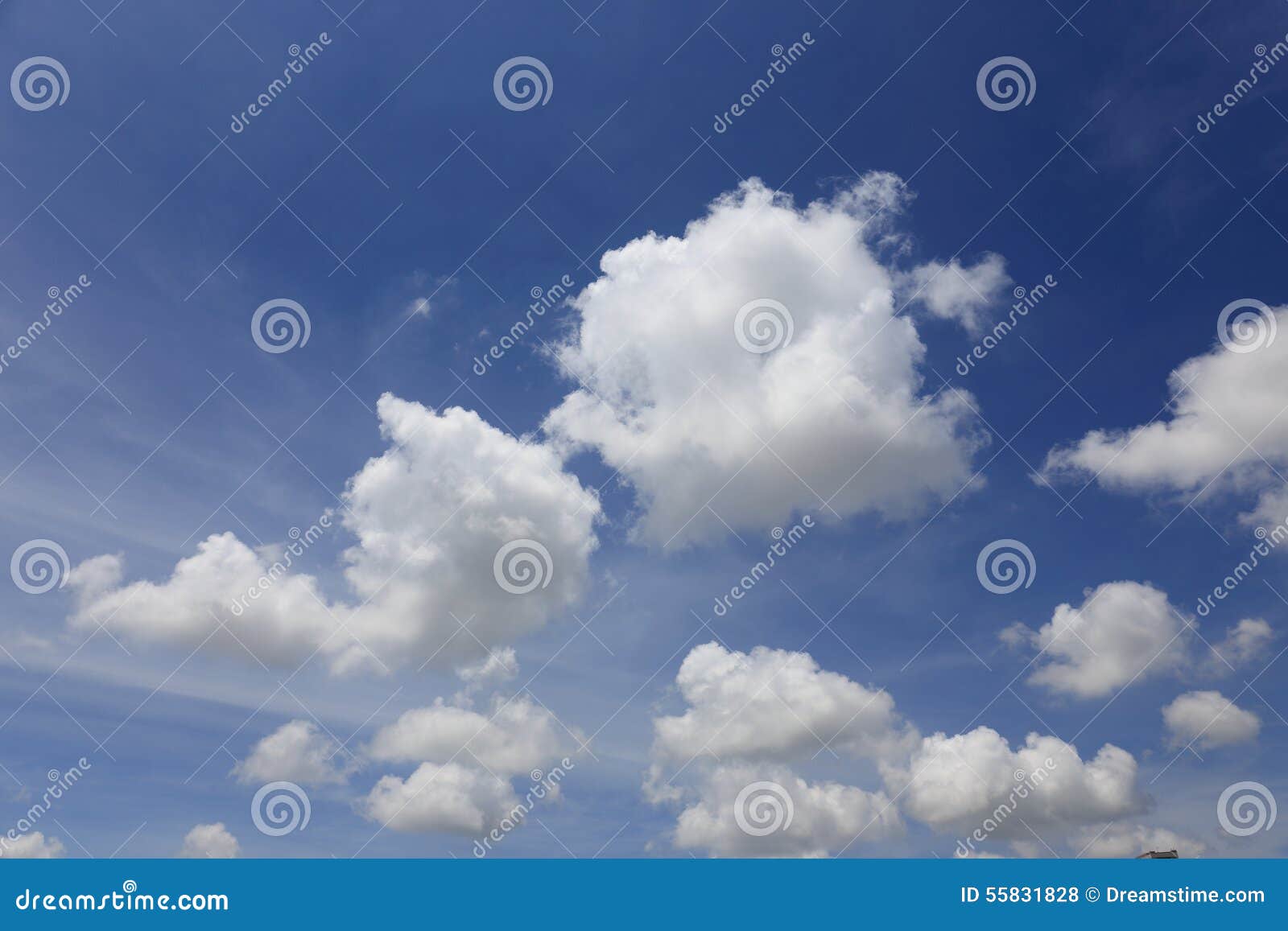 Blue sky stock photo. Image of stacked, cloulds, lights - 55831828