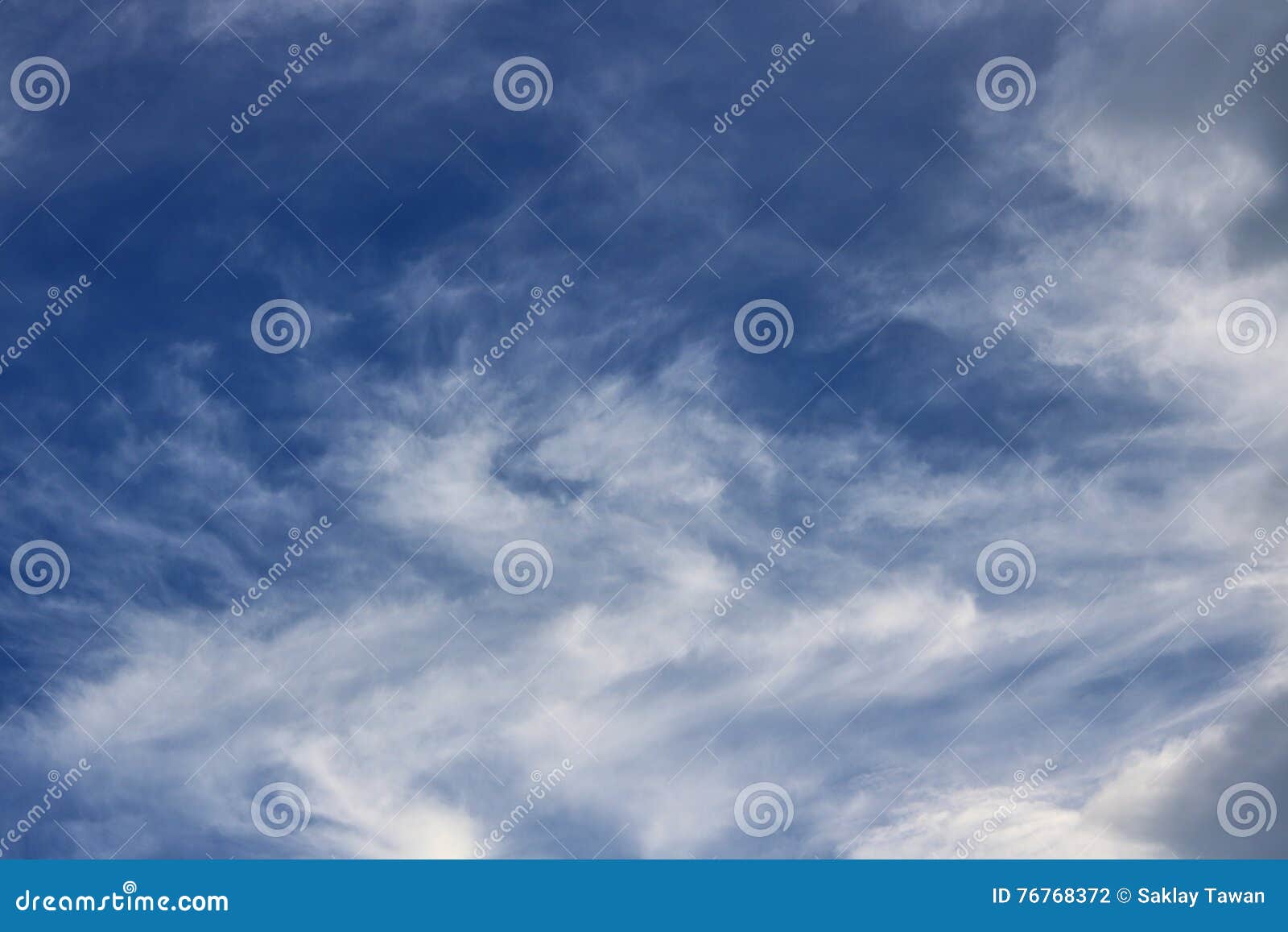 Blue sky coulds stock photo. Image of background, cloudscape - 76768372