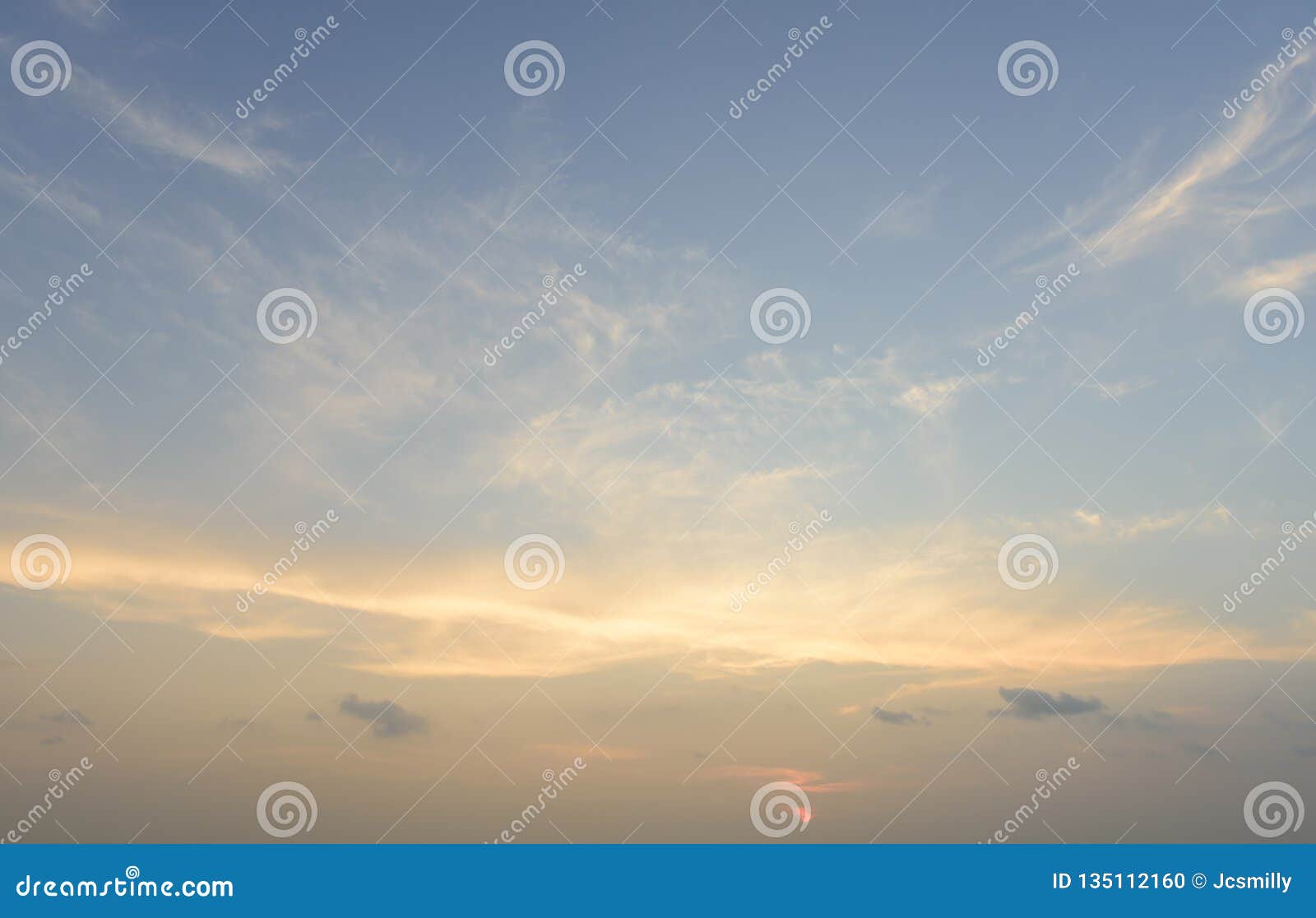 Dawn Sun On The Background Of Distant Buildings Royalty-Free Stock ...