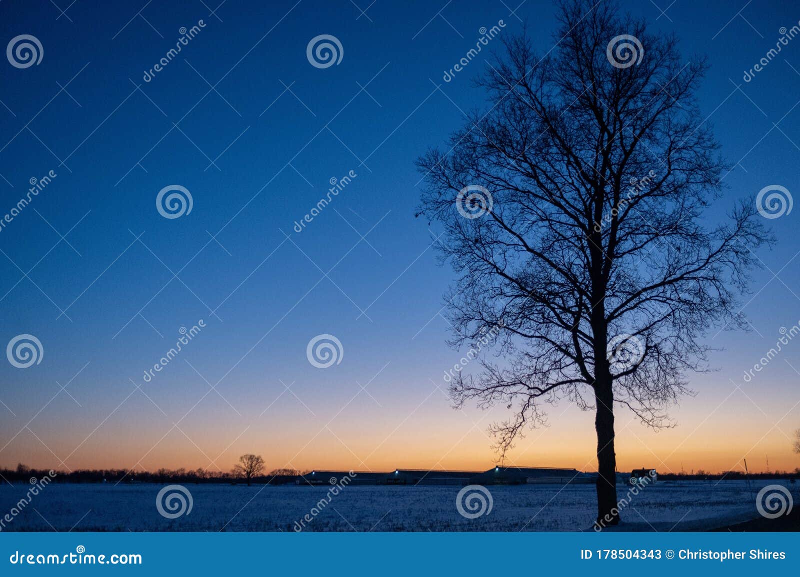Blue sky at dusk stock image. Image of frost, sunlight - 178504343