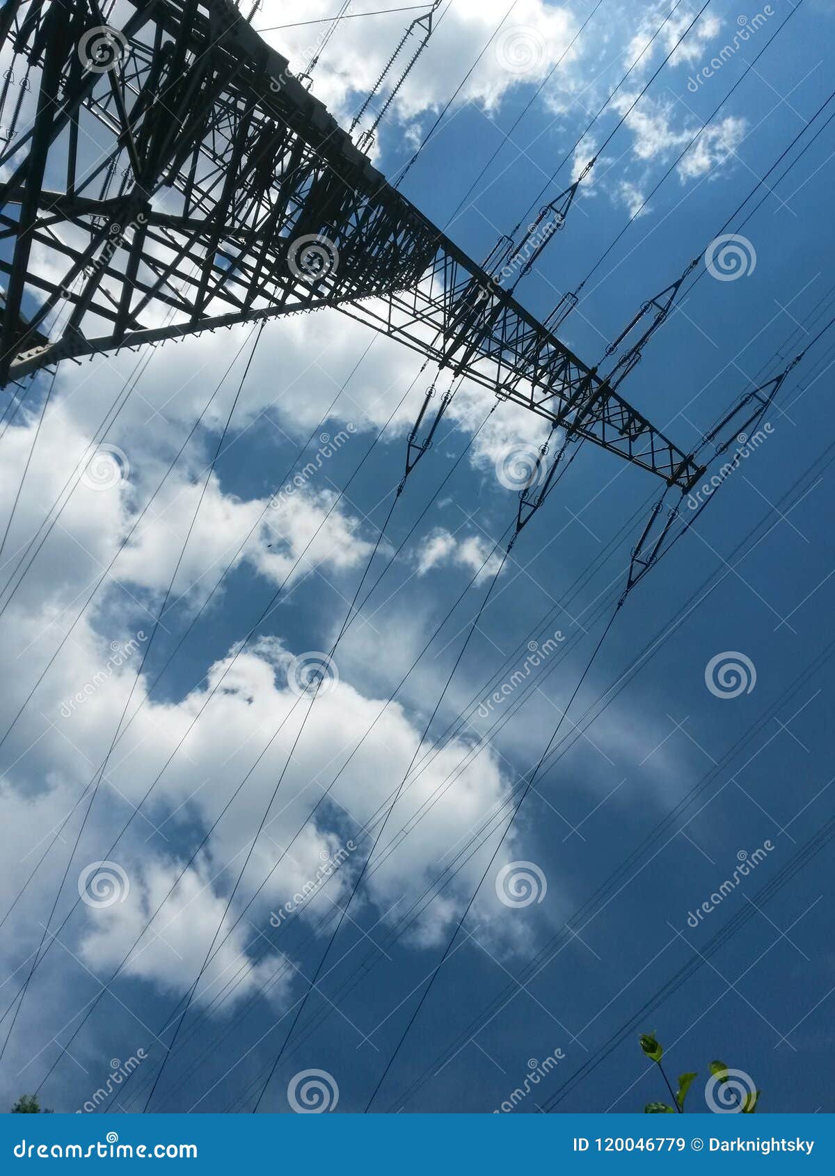High Voltage Cable Pylon Royalty-Free Stock Photo | CartoonDealer.com ...