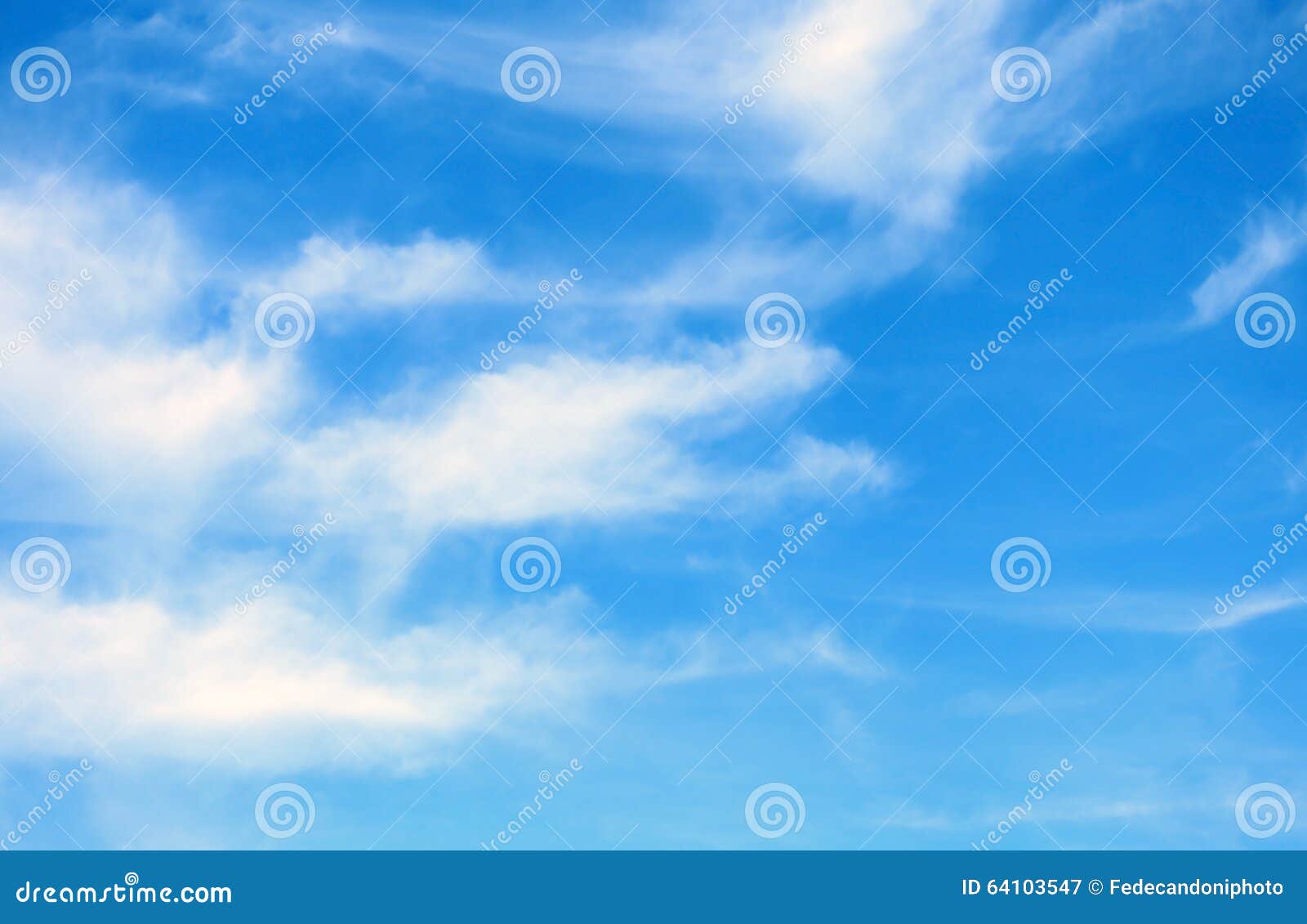 Blue sky with few clouds stock image. Image of cloud - 64103547 Blue sky with few clouds stock image. Image of cloud - 64103547