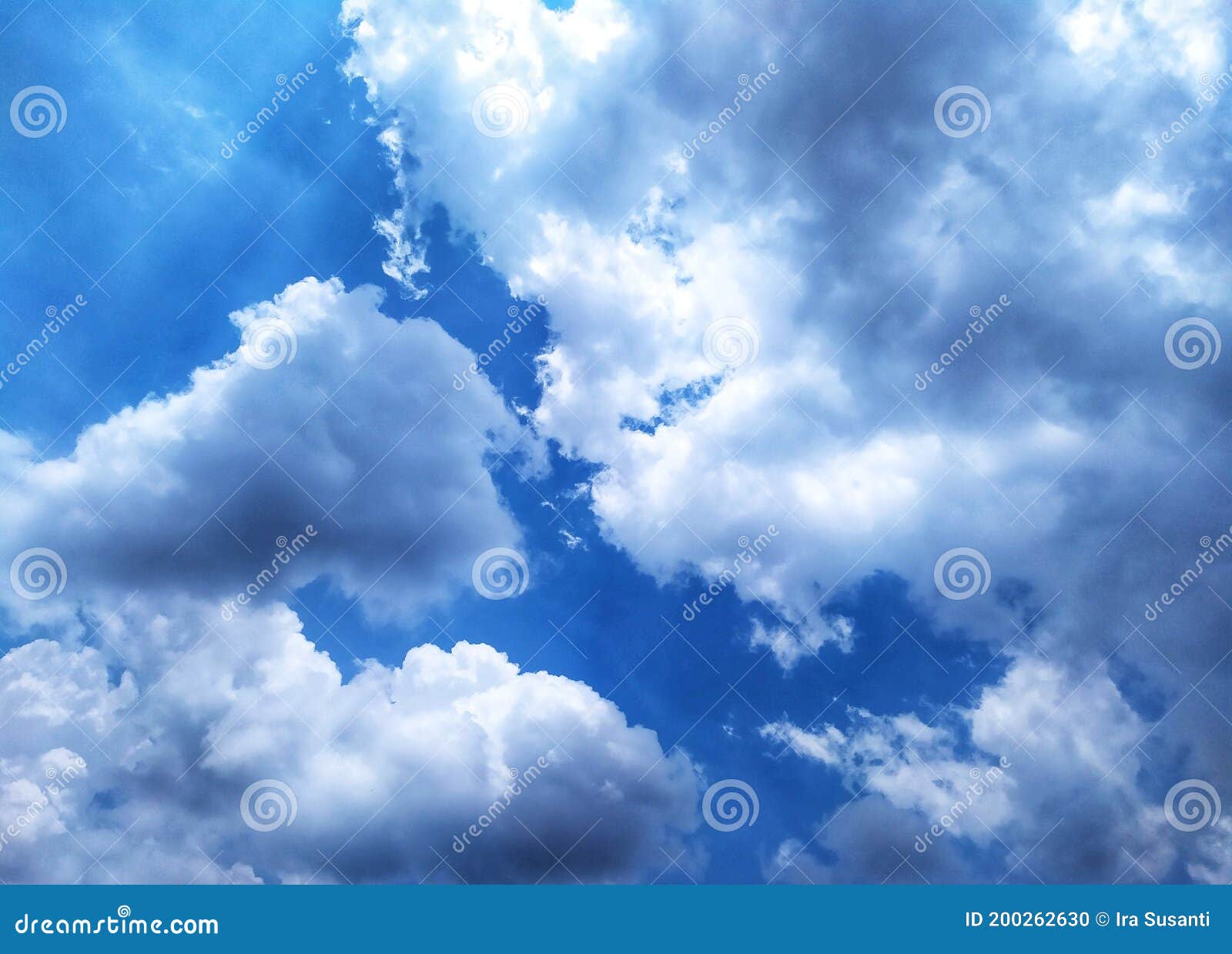 Blue sky, and fresh air stock photo. Image of fresh - 200262630