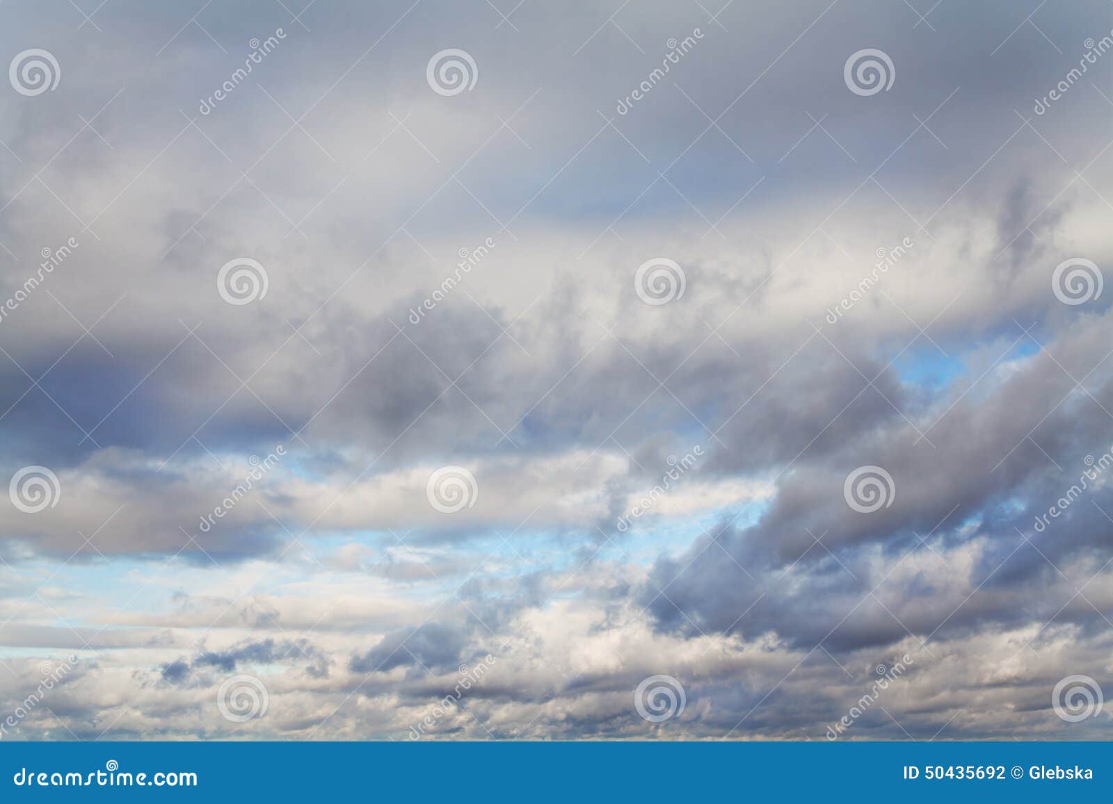 Blue sky with gray clouds stock photo. Image of natural - 50435692