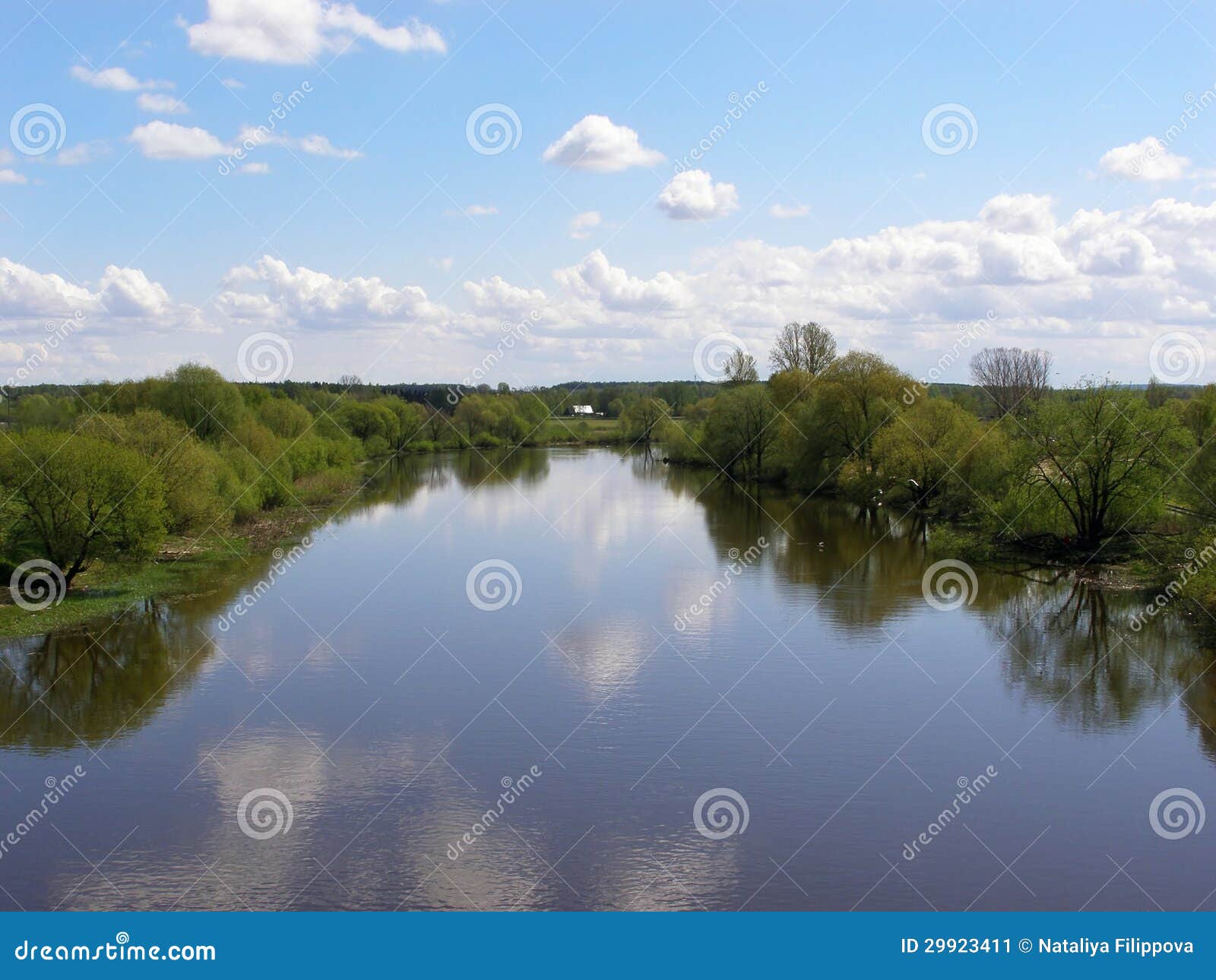 Sky and river stock image. Image of cloud, green, tree - 29923411