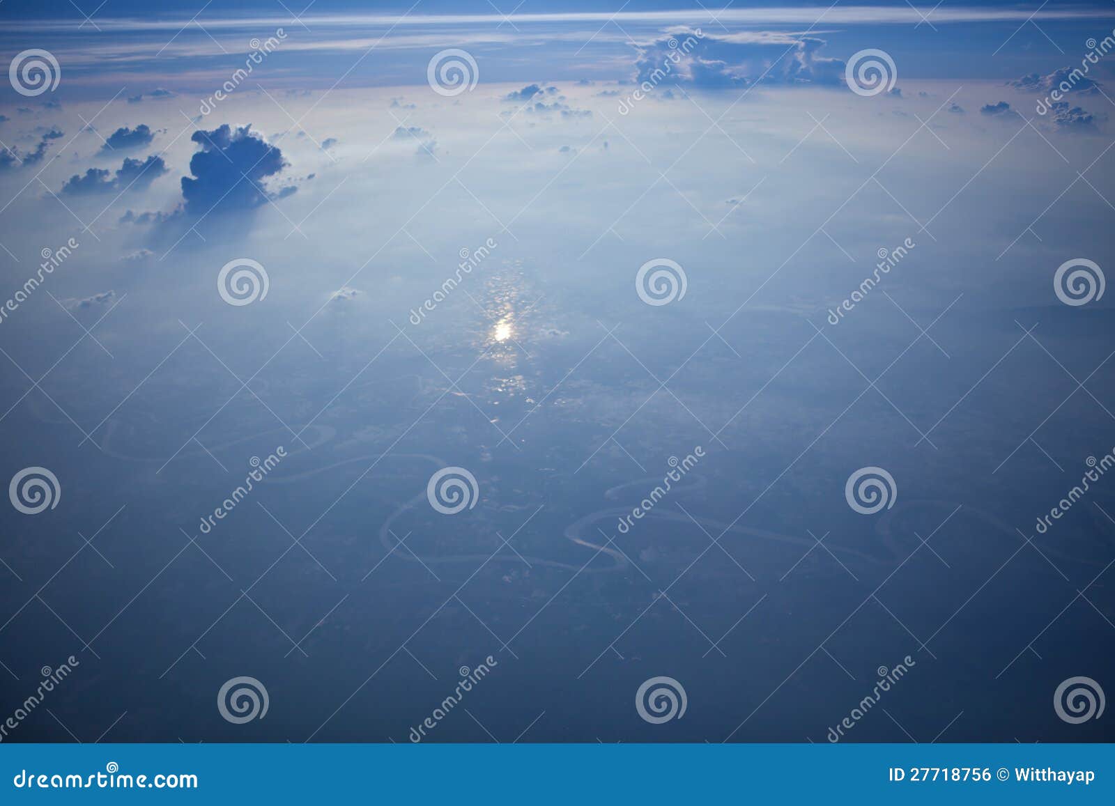 Blue sky high view stock photo. Image of beauty, summer - 27718756
