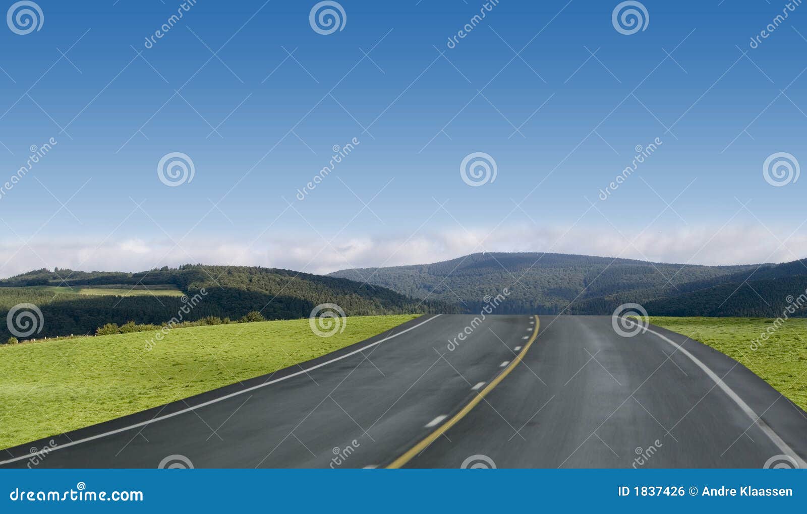 Blue sky highway stock photo. Image of auto, outdoor, nature - 1837426