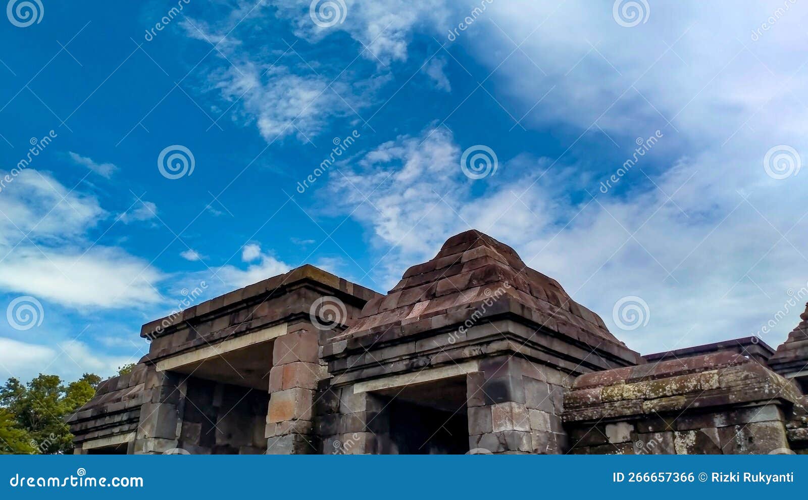Blue Sky at Keraton Candi Boko Stock Photo - Image of monument ...
