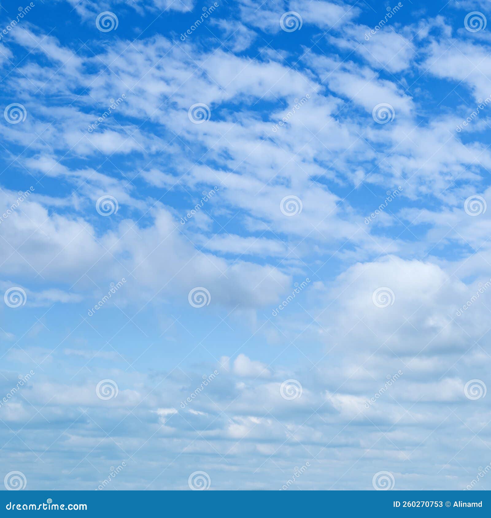 Blue sky and light clouds stock image. Image of landscape - 260270753