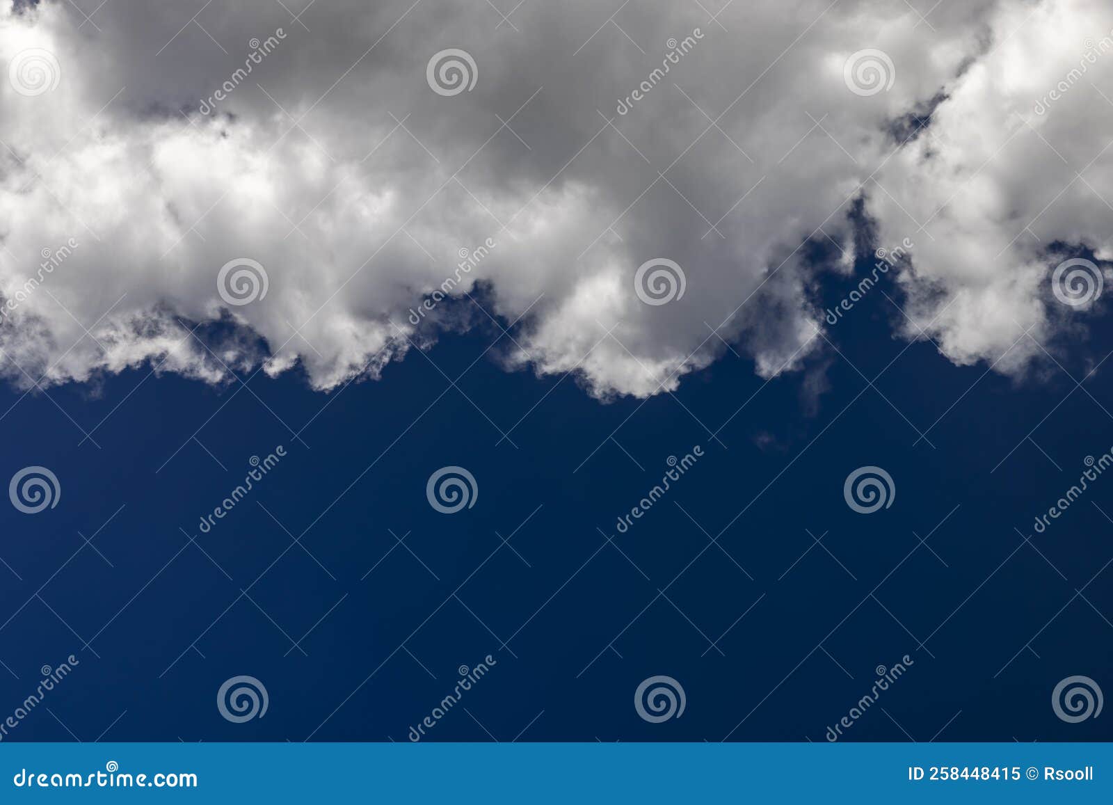 Blue Sky with Light Clouds in Windy Weather Stock Image - Image of ...