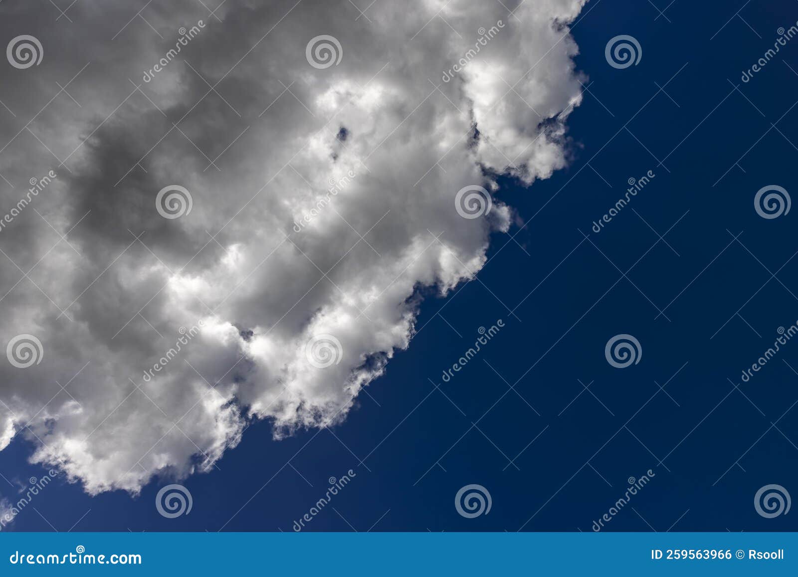 Blue Sky with Light Clouds in Windy Weather Stock Photo - Image of ...