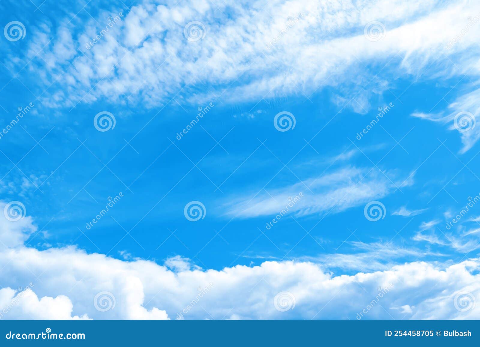 Blue Sky with Light Haze Effect Stock Image - Image of blue, cloudscape ...