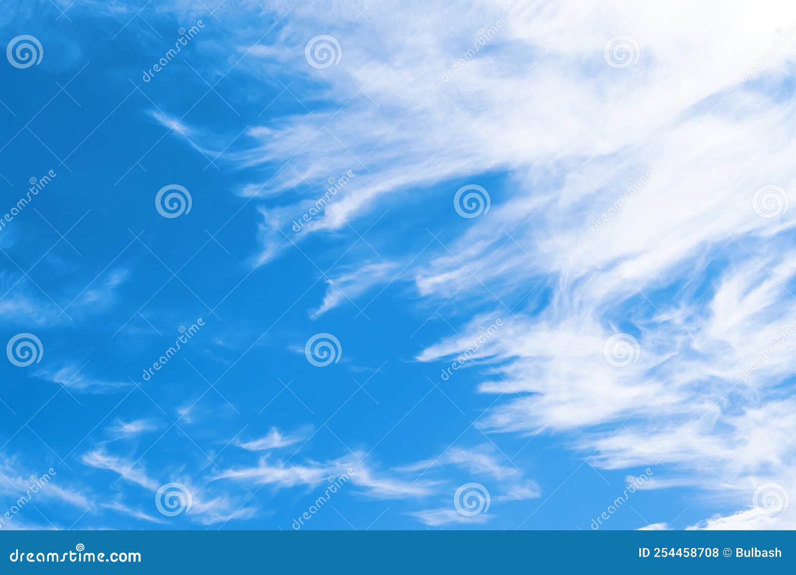 Blue Sky with Light Haze Effect Stock Photo - Image of cloudscape, copy ...