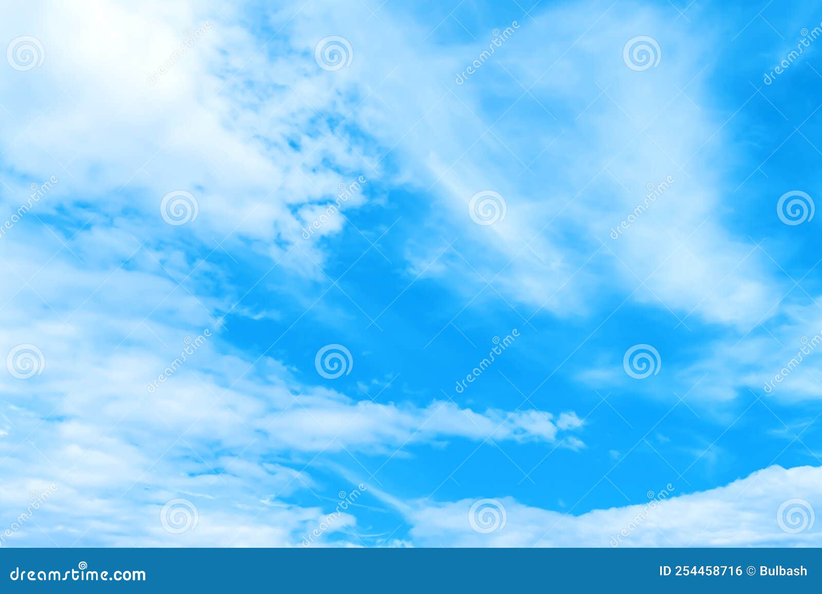 Blue Sky with Light Haze Effect Stock Photo - Image of cloudy, haze ...