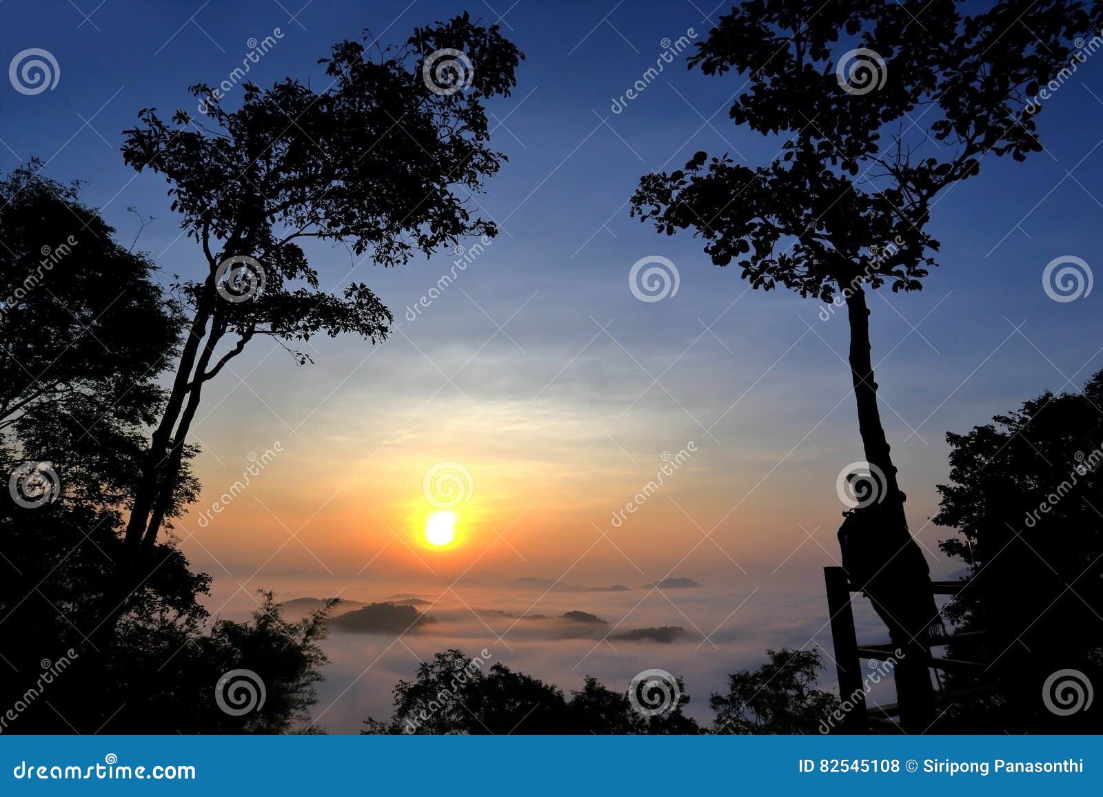 Blue sky with mist stock photo. Image of bronze, white - 82545108