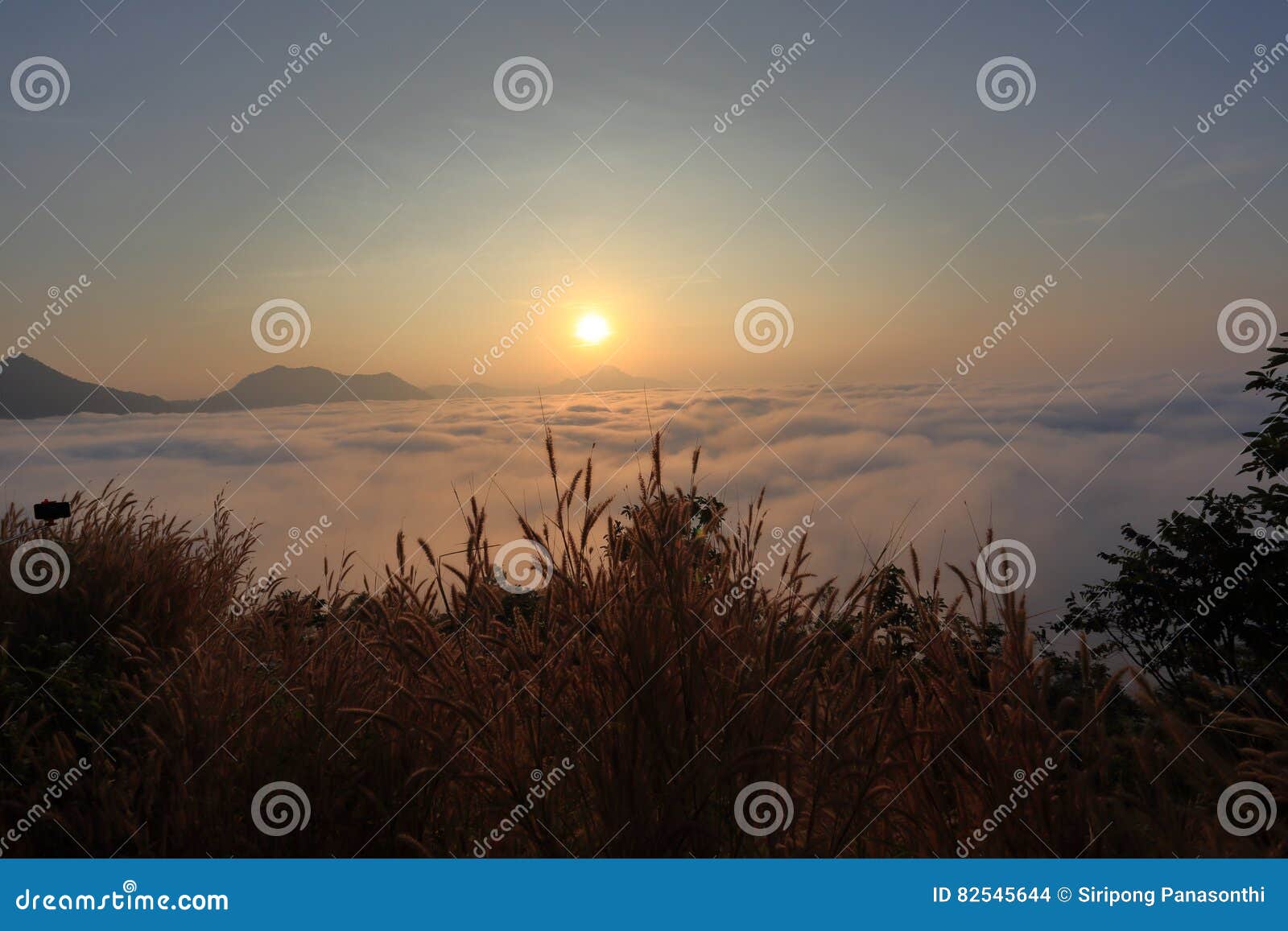 Blue sky with mist stock photo. Image of concentration - 82545644