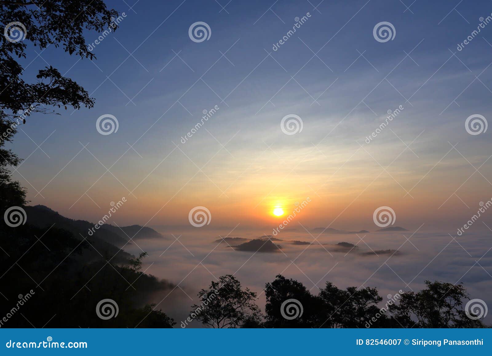 Blue sky with mist stock image. Image of ancient, bhutan - 82546007