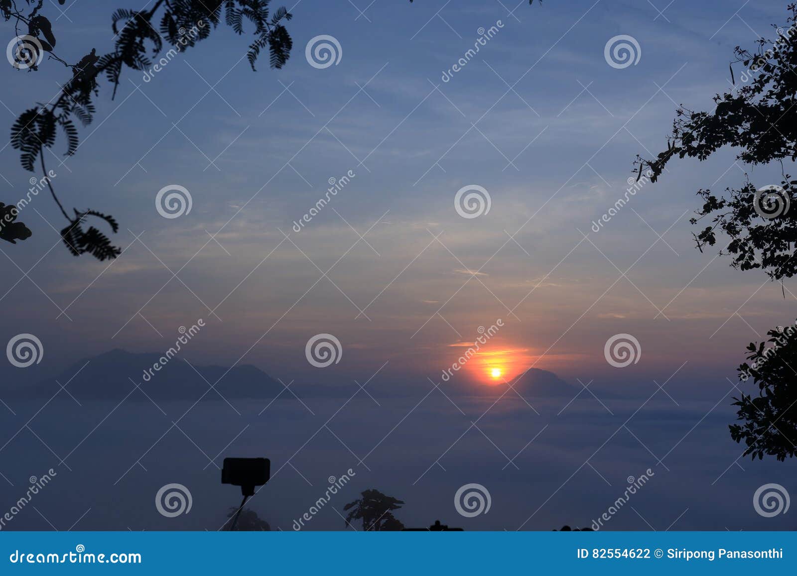 Blue sky with mist stock photo. Image of culture, kuensel - 82554622