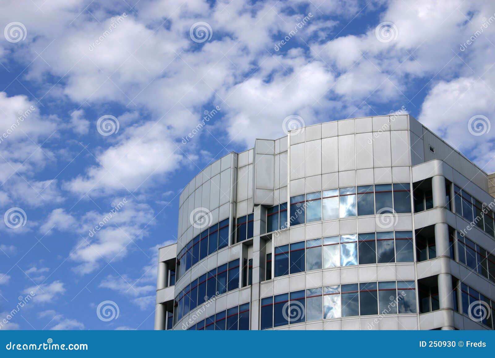 Blue Sky and Modern Building Stock Photo - Image of modern, downtown ...