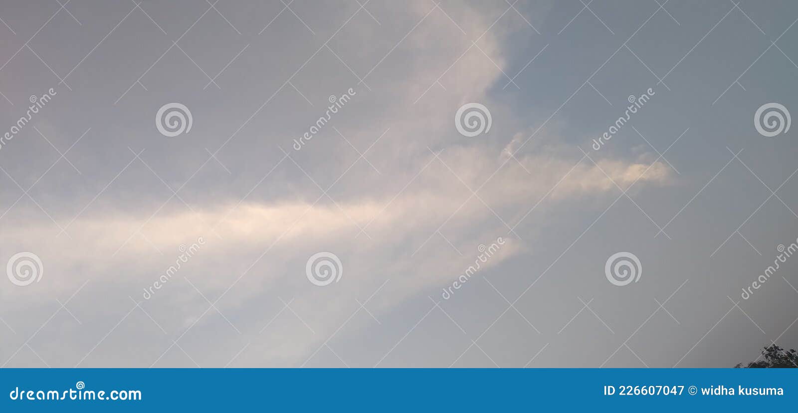 BLUE SKY at the MORNING stock image. Image of morning - 226607047