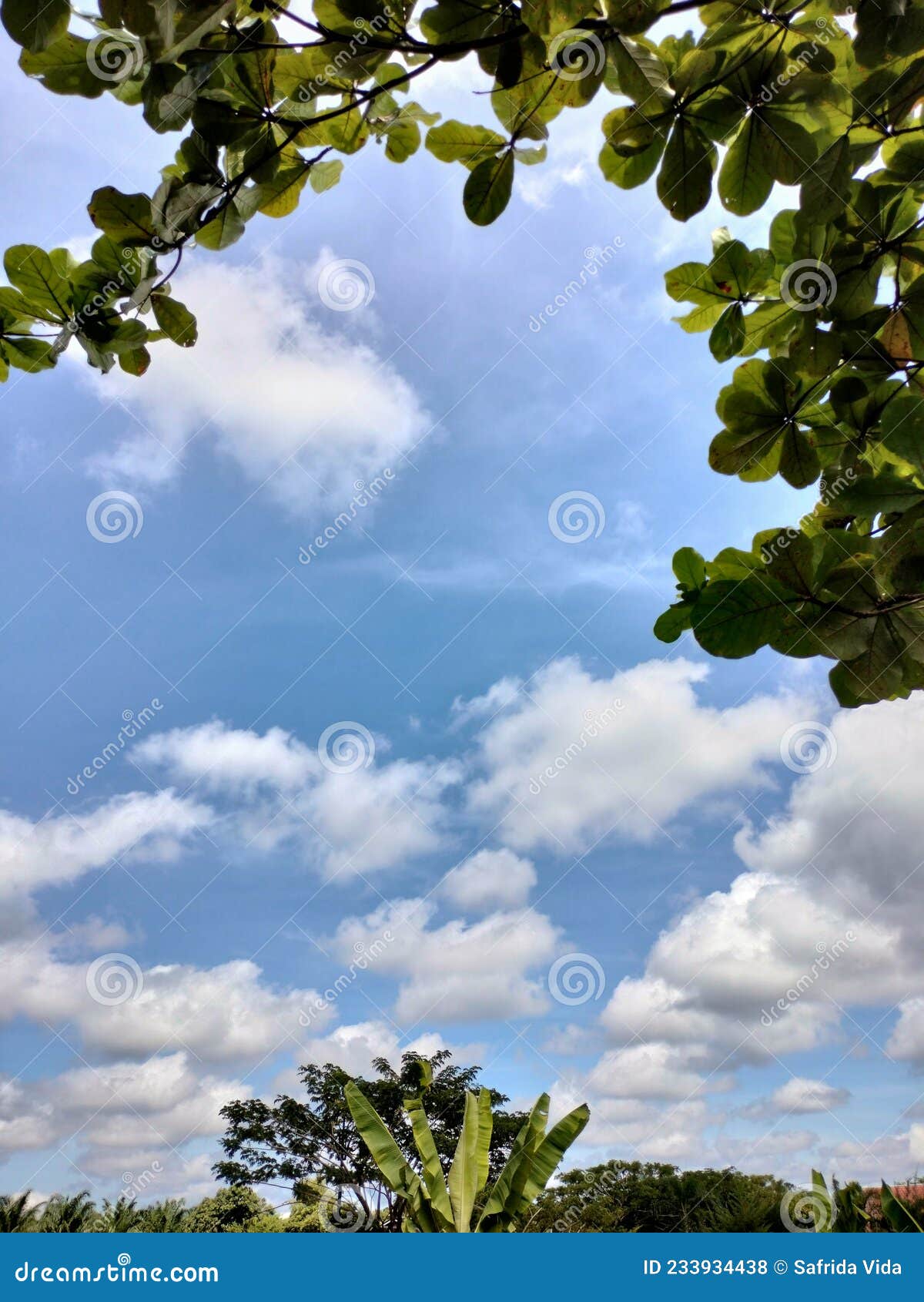 Blue sky on the morning stock photo. Image of beautiful - 233934438