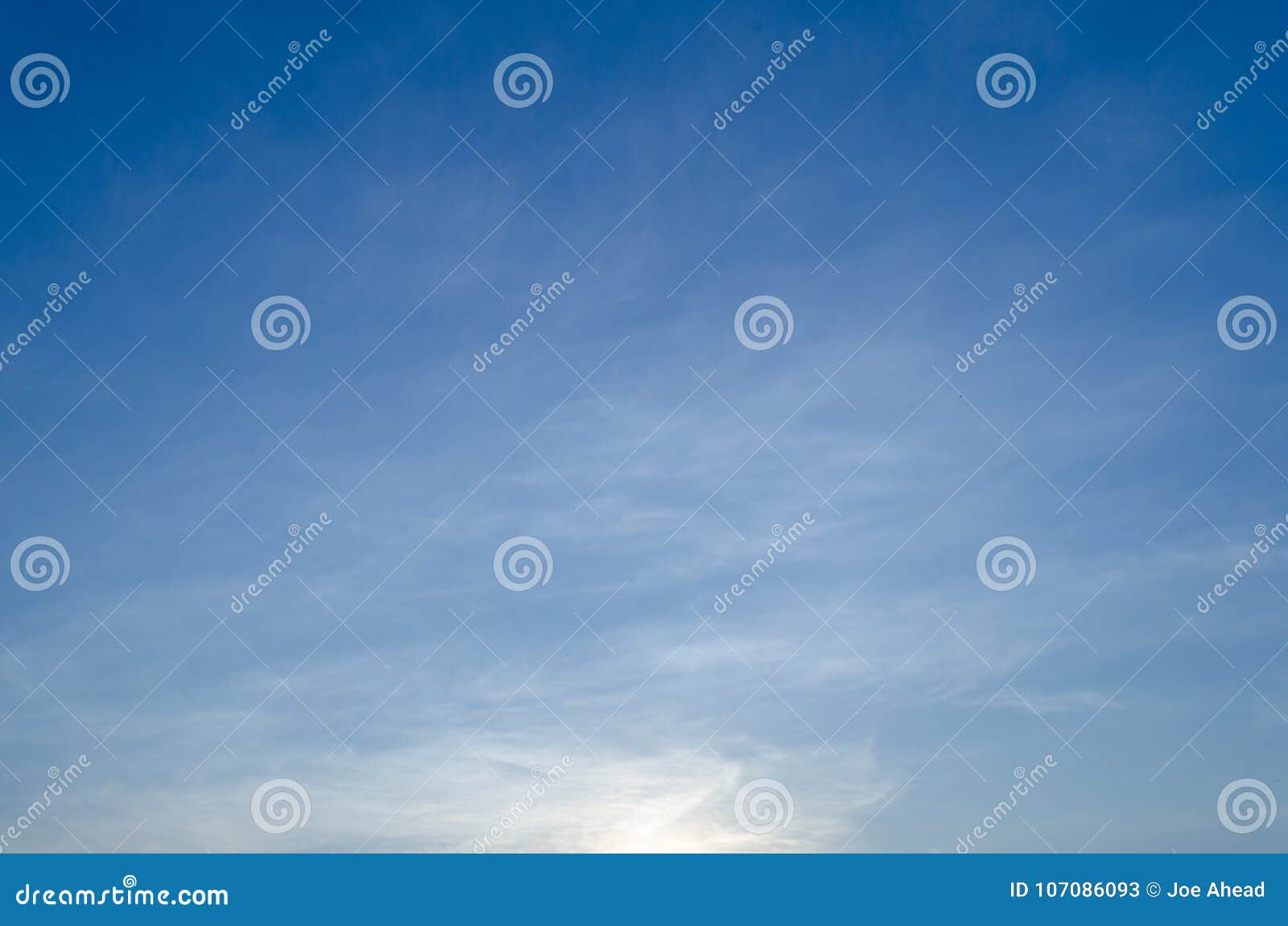 The Blue Sky in the Morning. Stock Image - Image of design, template ...