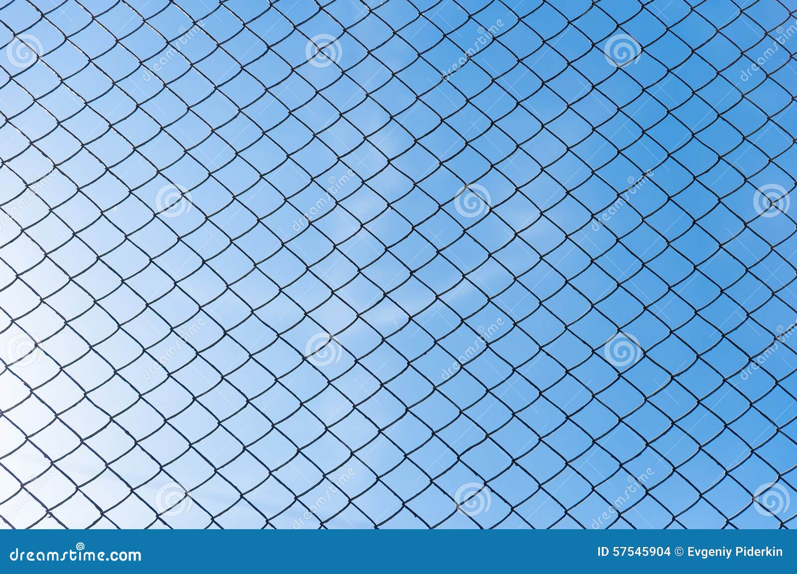 Blue sky through netting stock photo. Image of stress - 57545904