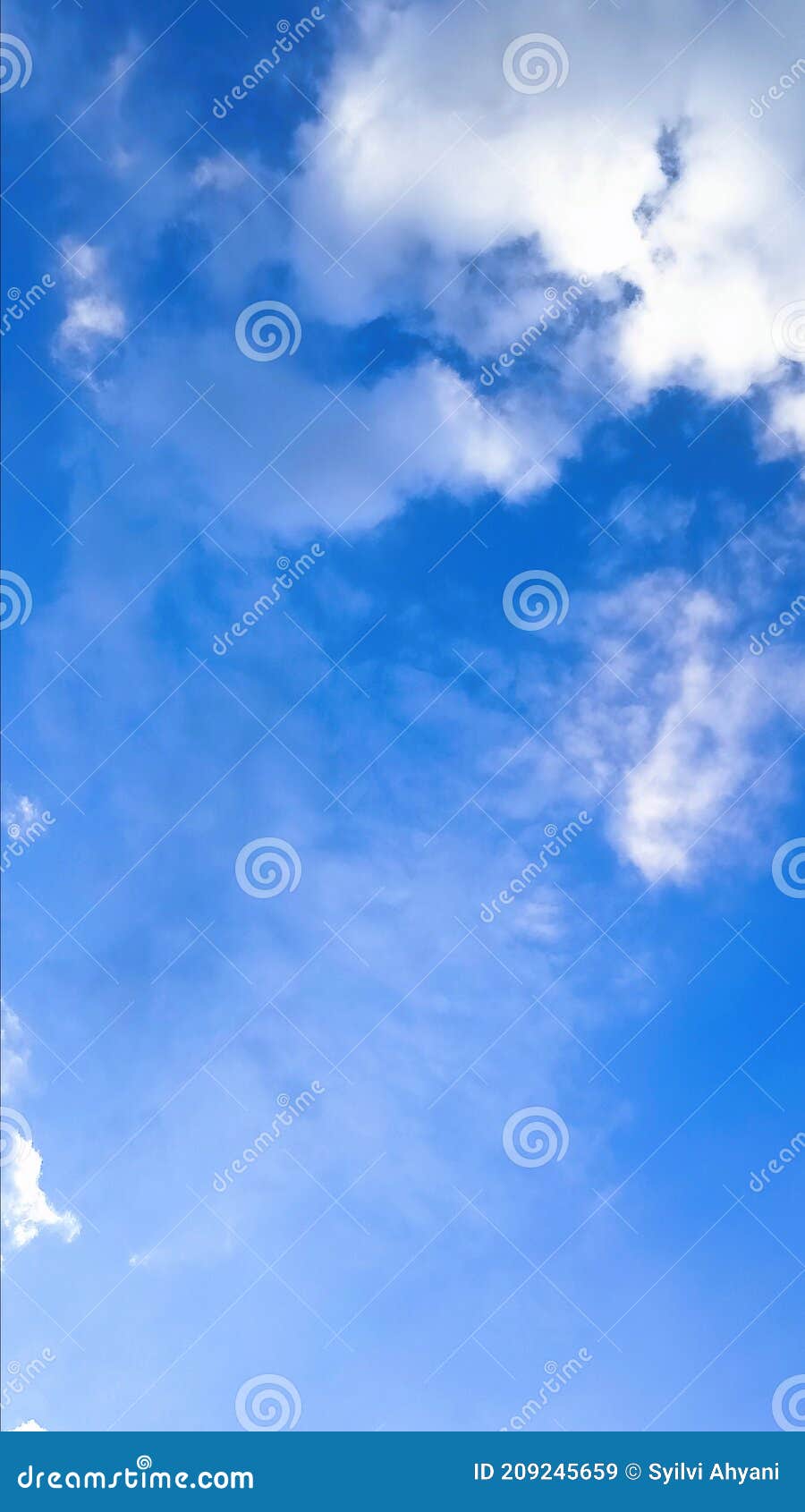 Blue sky in the noon stock image. Image of noon, blue - 209245659