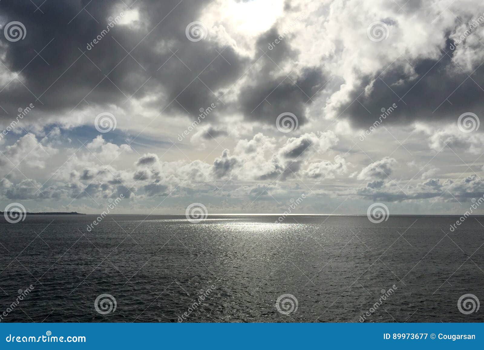 Blue Sky, Ocean, Cloudscape in Japan Okinawa Stock Image - Image of ...