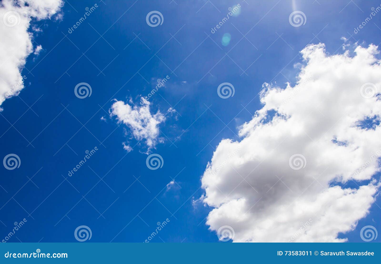 Blue sky with raincloud stock image. Image of planet - 73583011
