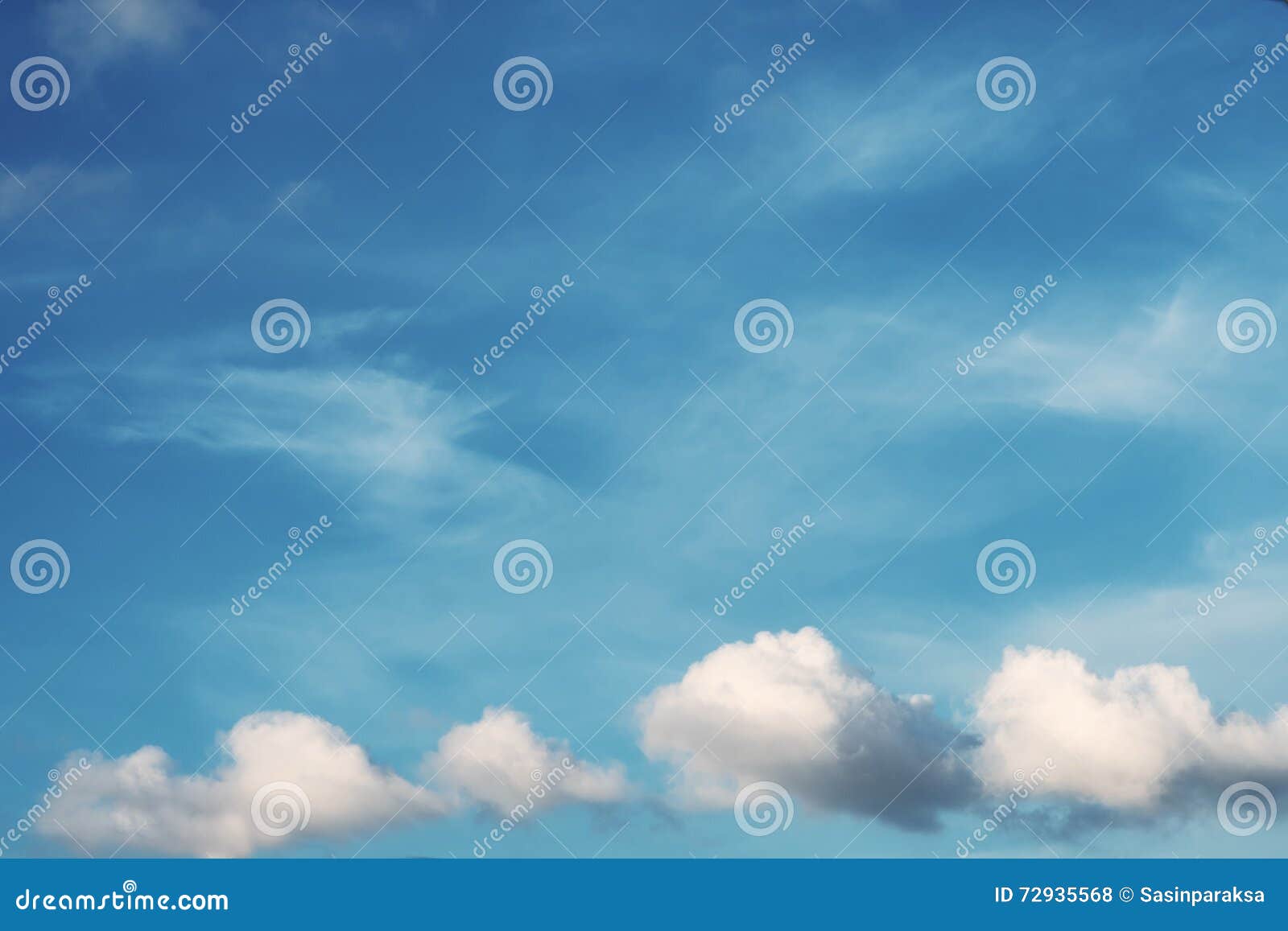 Blue Sky with Rainy Clouds.sky Background, Skyscape Stock Photo - Image ...