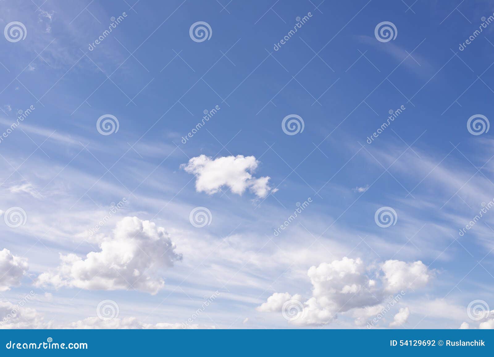 Blue sky stock photo. Image of clear, precipitation, blue - 54129692
