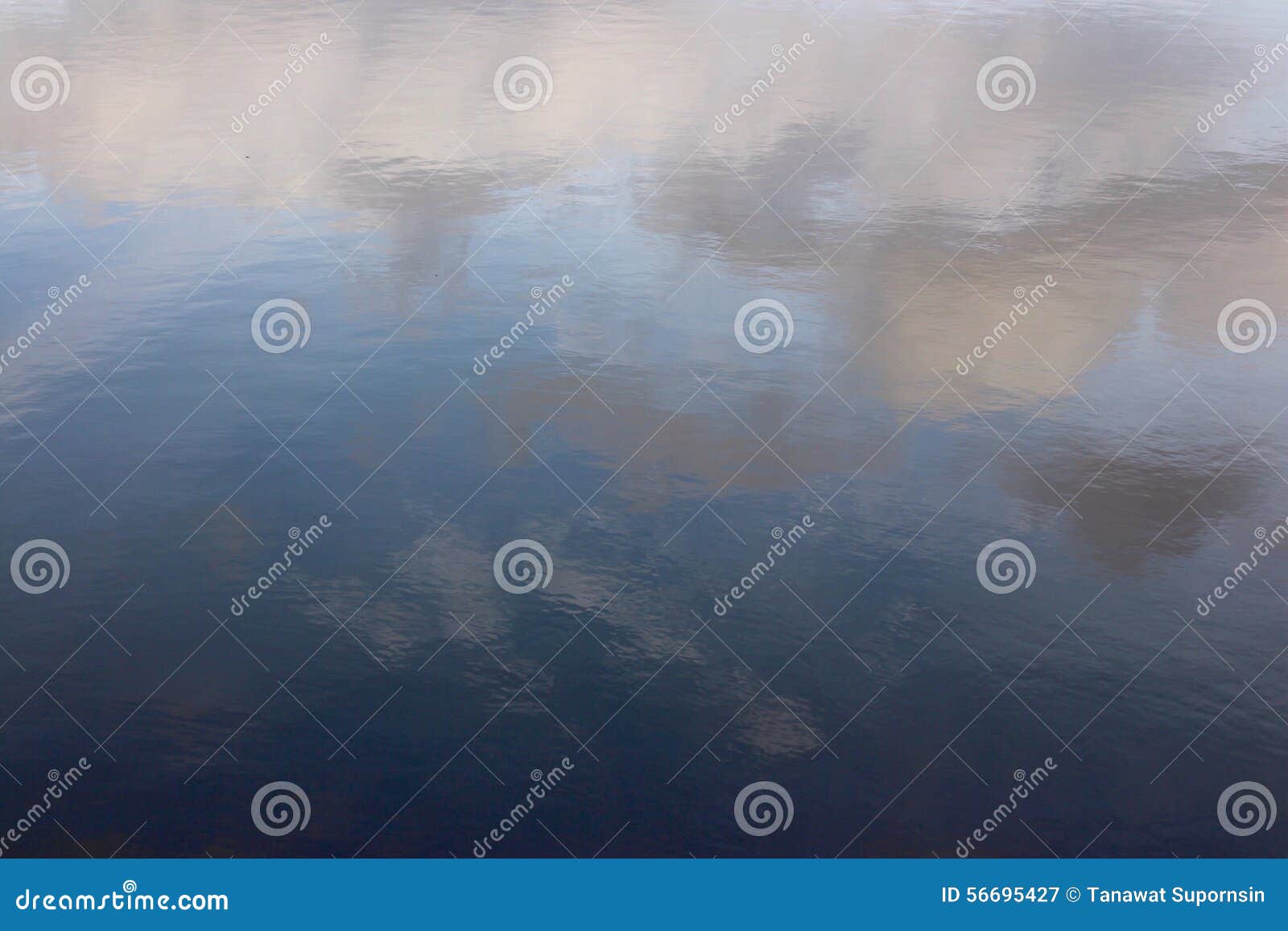 Blue sky and reflect sky stock image. Image of wave, blue - 56695427