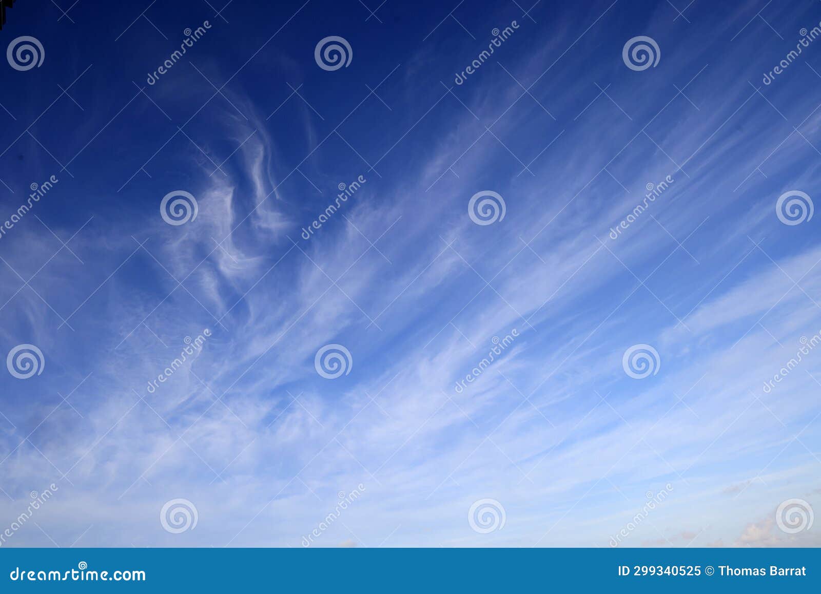 Blue Sky for a Replacement Background Stock Image - Image of skies ...