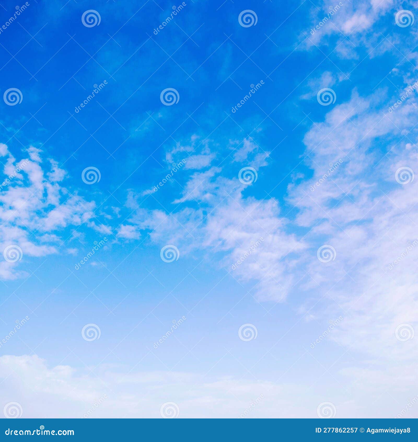 Blue Sky Seamless Backgrounds Stock Illustration - Illustration of ...